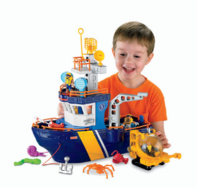 Imaginext Ocean Boat Play Sets | Female.com.au