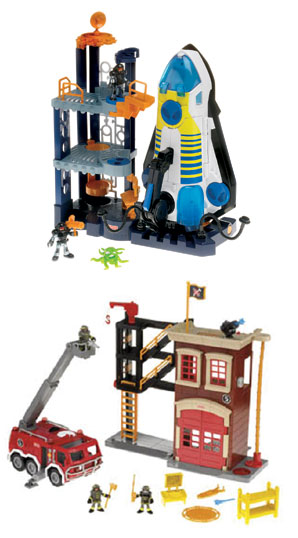 Imaginext Space Shuttle & Modern Fire Truck | Female.com.au