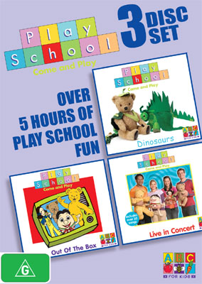 Play School Come and Play Triple Pack DVDs